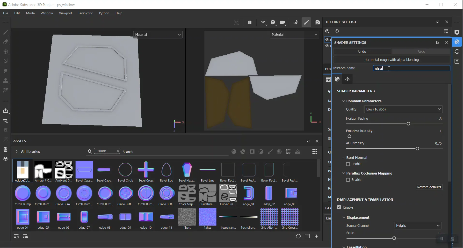 52. Enabling a texture set to include transparency functionality on Vimeo