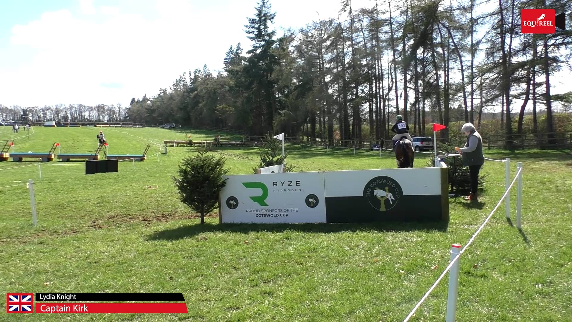 EQUIREEL 193 Lydia Knight & Captain Kirk at COTSWOLD CUP WAVERTON HOUSE ...