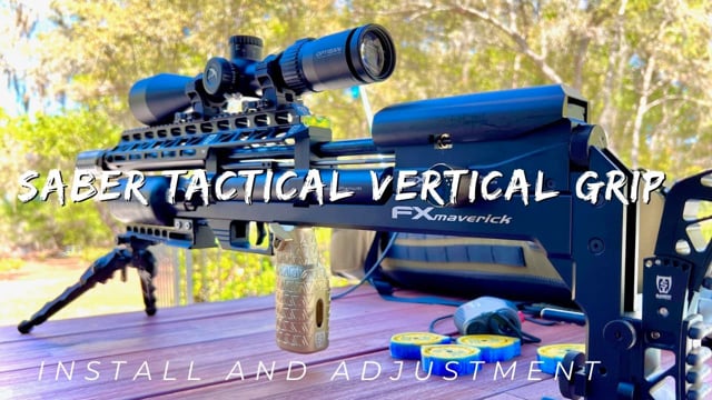Installing the Saber Tactical Vertical Grip on the FX Maverick Compact ...