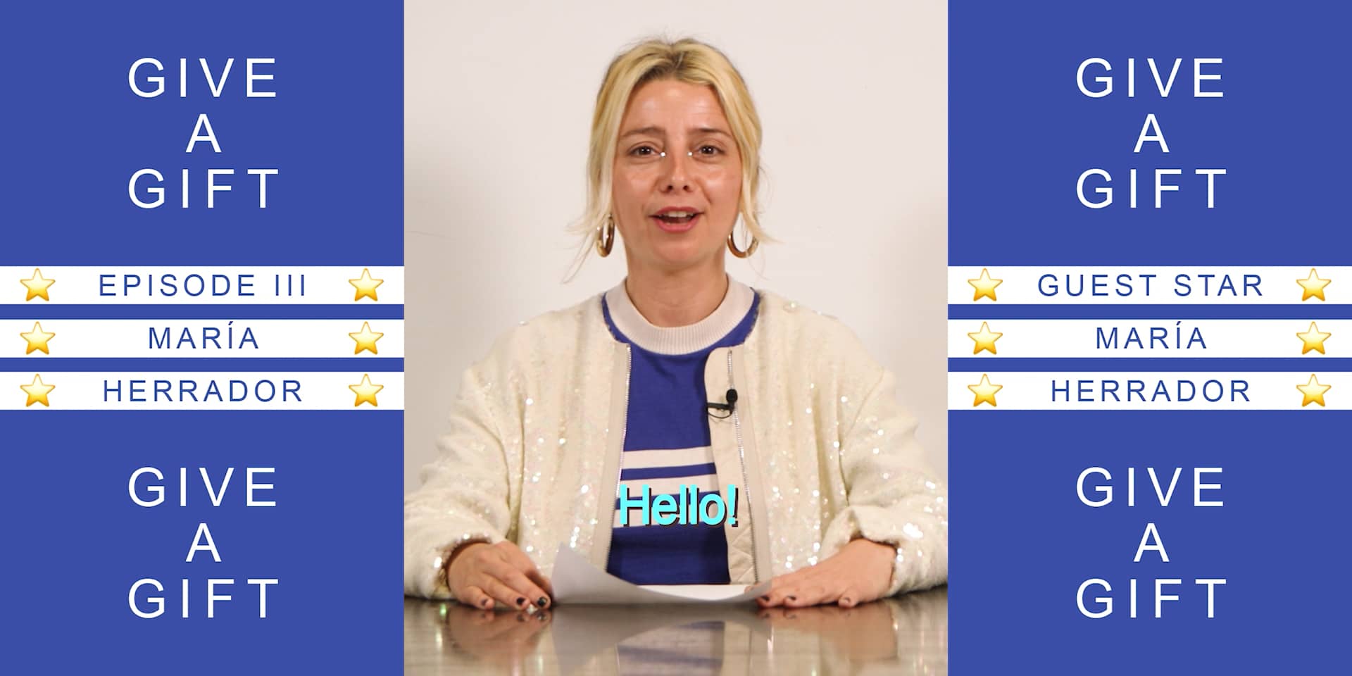 GIVE A GIFT Episode III with María Herrador as guest star on Vimeo