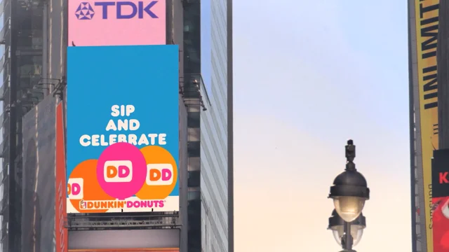 Dunkin Donuts Billboard