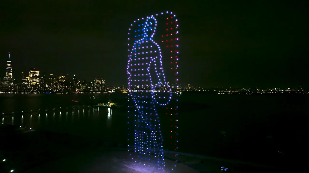 2022 NBA Draft Drone Show- 500 Drones on Vimeo