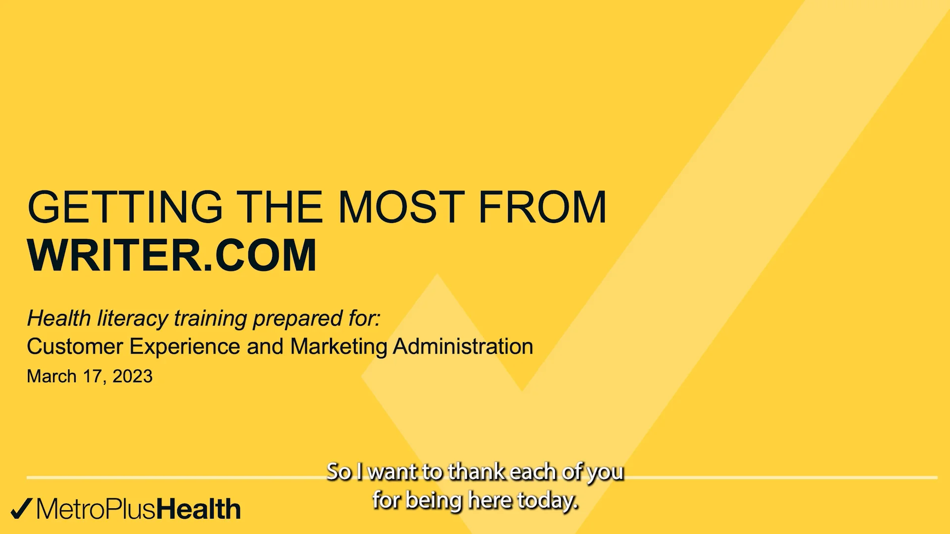 Getting the most from writer.com