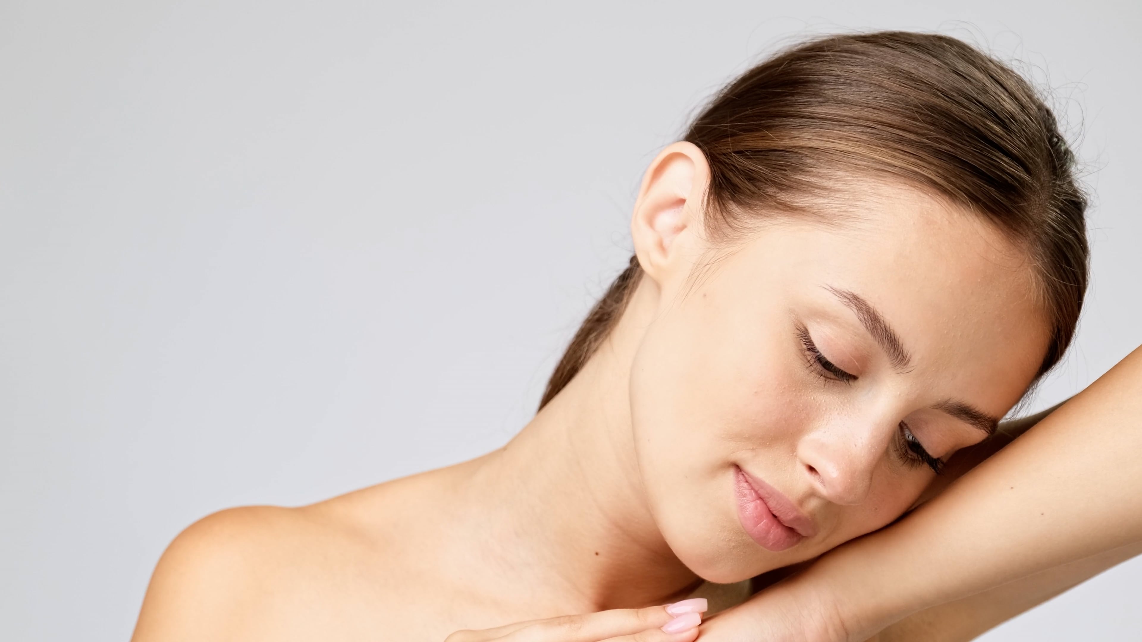 beautiful-young-woman-with-clean-fresh-skin-standi-2022-08-10-12-33-57 ...