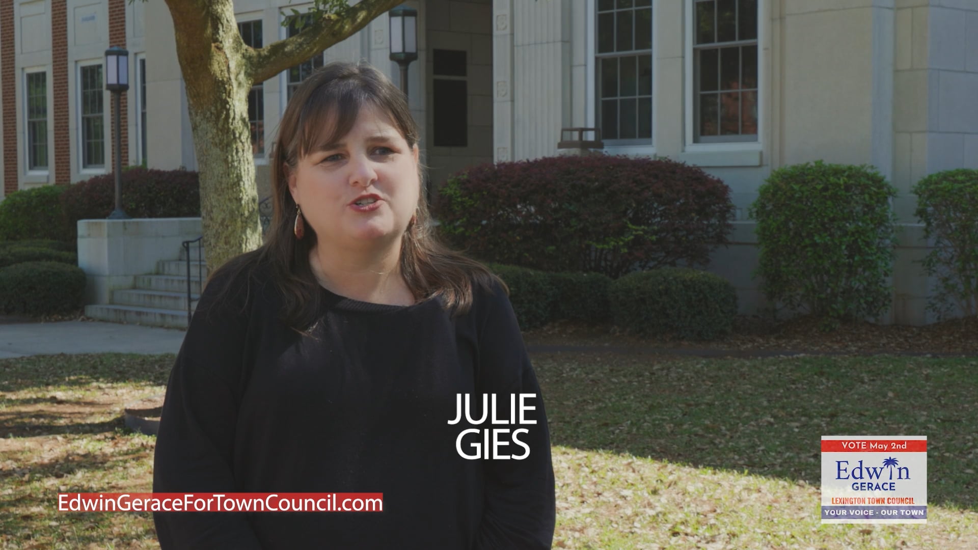 Edwin Gerace for Lexington Town Council with Julie Geis Testimonial on ...