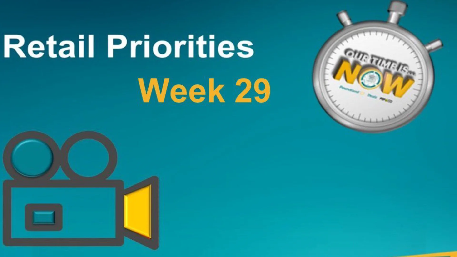 Retail Priorities Week 29 on Vimeo