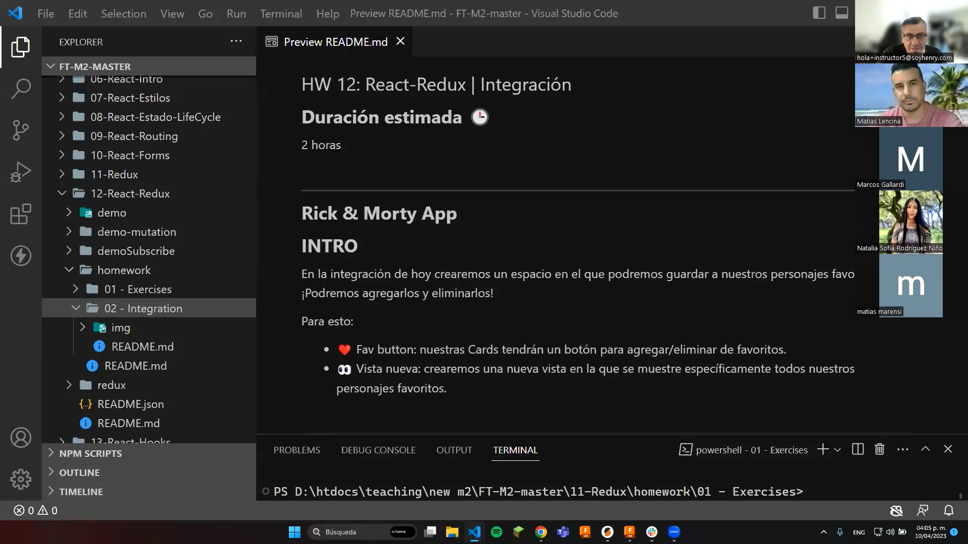 Code Review - React Redux - Grupo A - Chris Luna