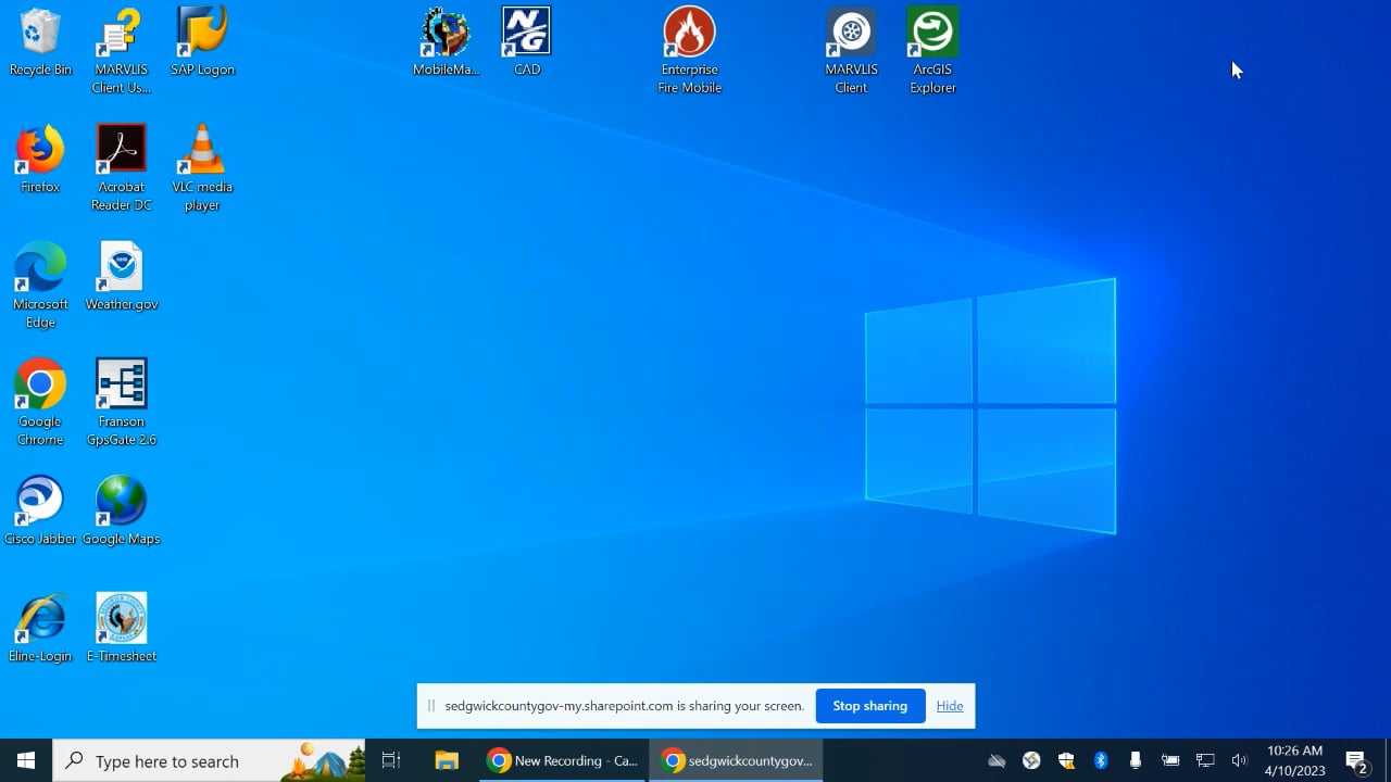 1 - Tyler CAD - logging on on Vimeo