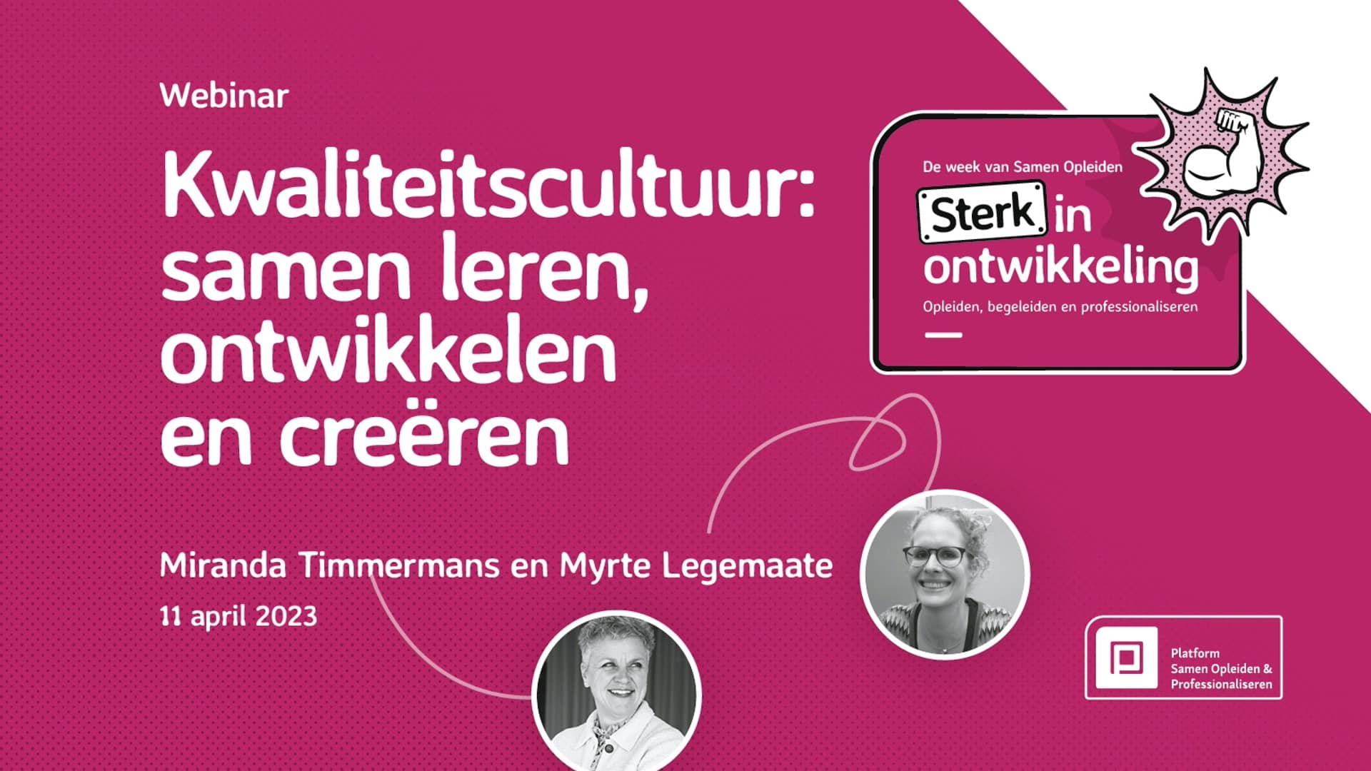 Webinar kwaliteitscultuur - samen opleiden, samen leren, ontwikkelen en ...