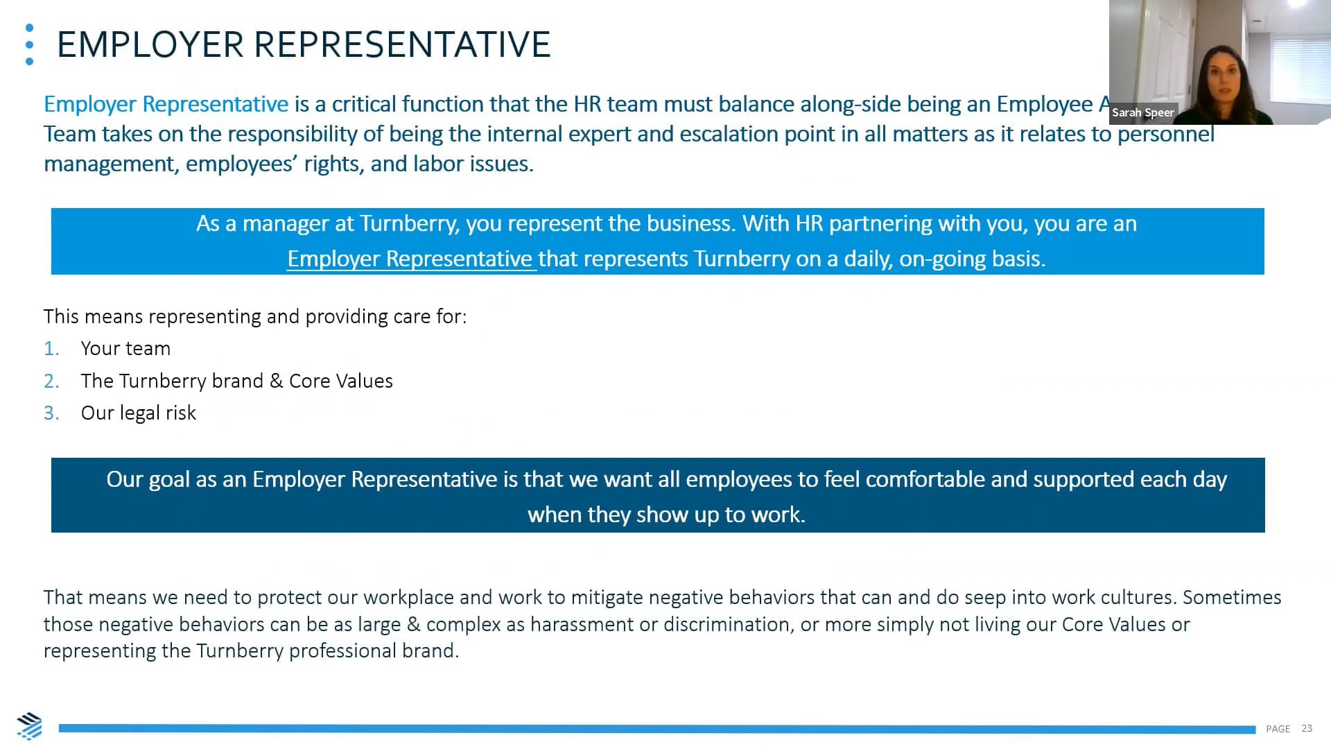HR - Employer Representative on Vimeo