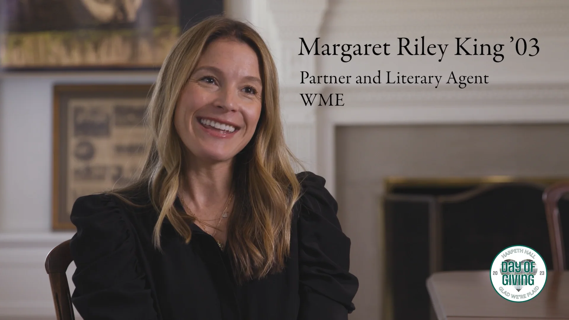 Day of Giving 2023: Margaret Riley King ’03 on Vimeo