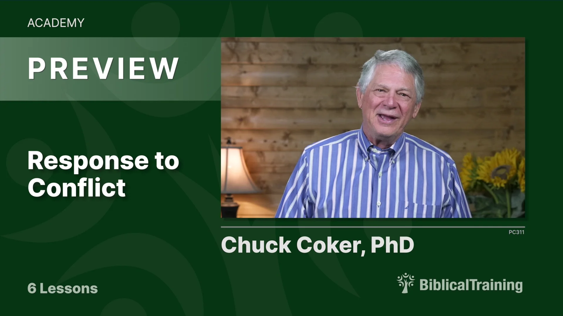 Response to Conflict | Chuck Coker | PC311-00 Preview on Vimeo