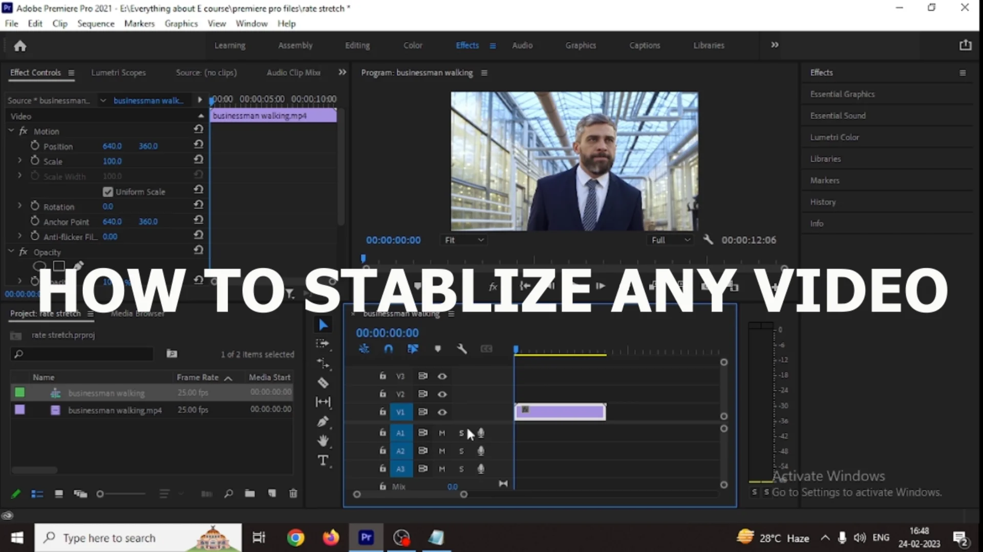 WARP stablizer remaining FINALIZED on Vimeo
