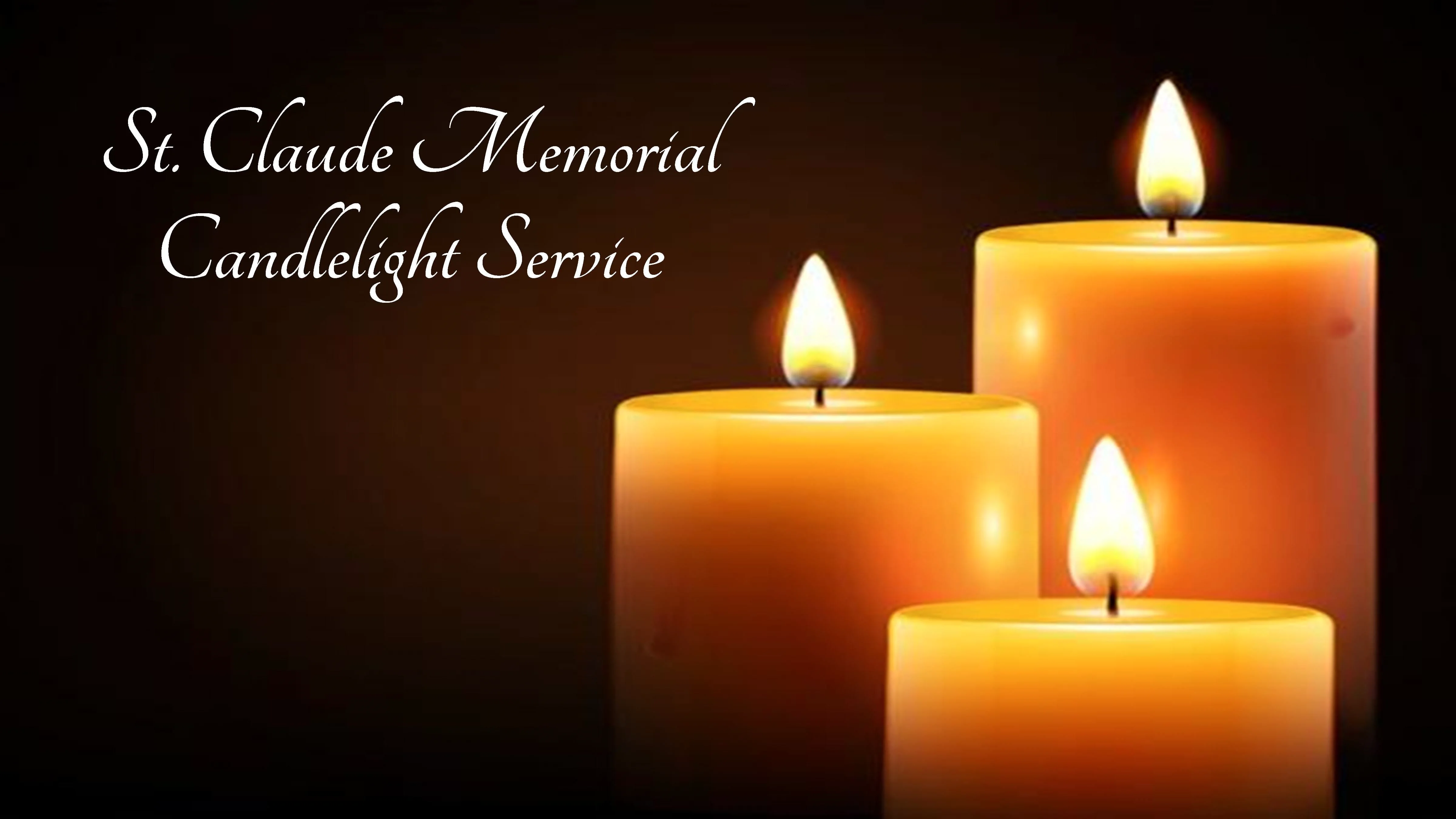 St. Claude Memorial Candlelight Service