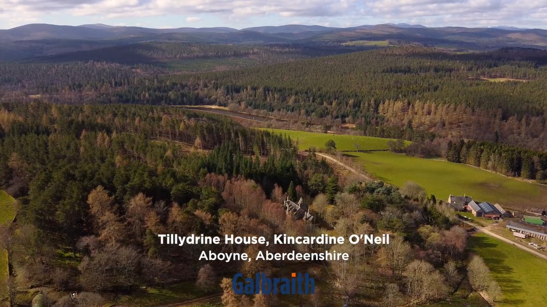 SCENEINVIDEO - Tillydrine House, Kincardine O'Neil, Aboyne ...