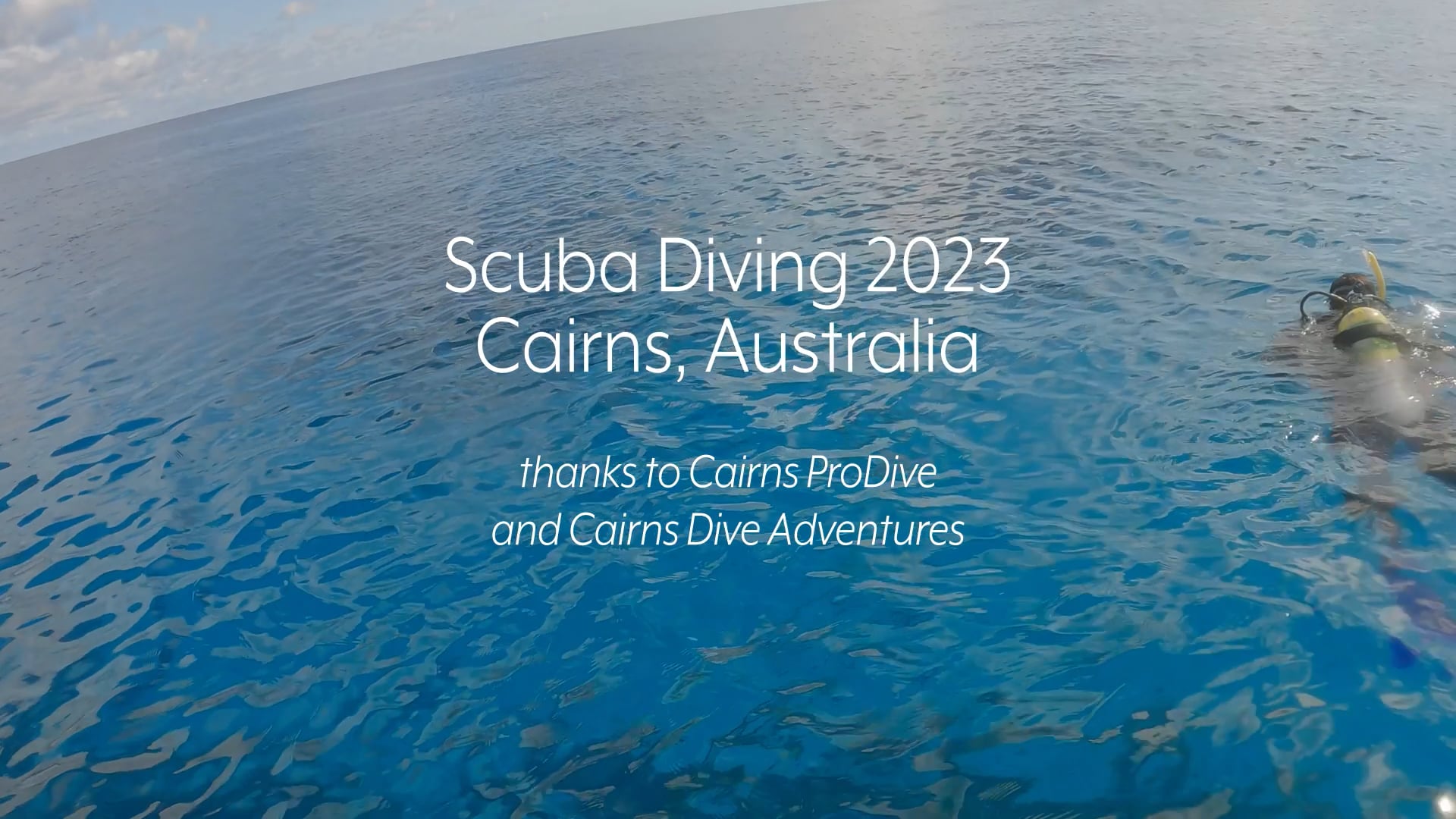 Scuba Diving 2023 Cairns, Australia on Vimeo