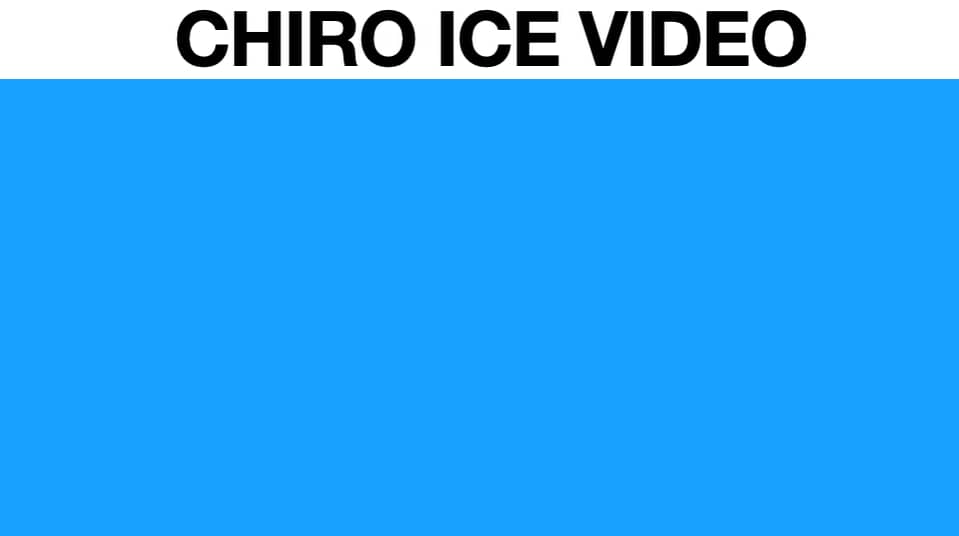 Chiro ice - Practitioner on Vimeo