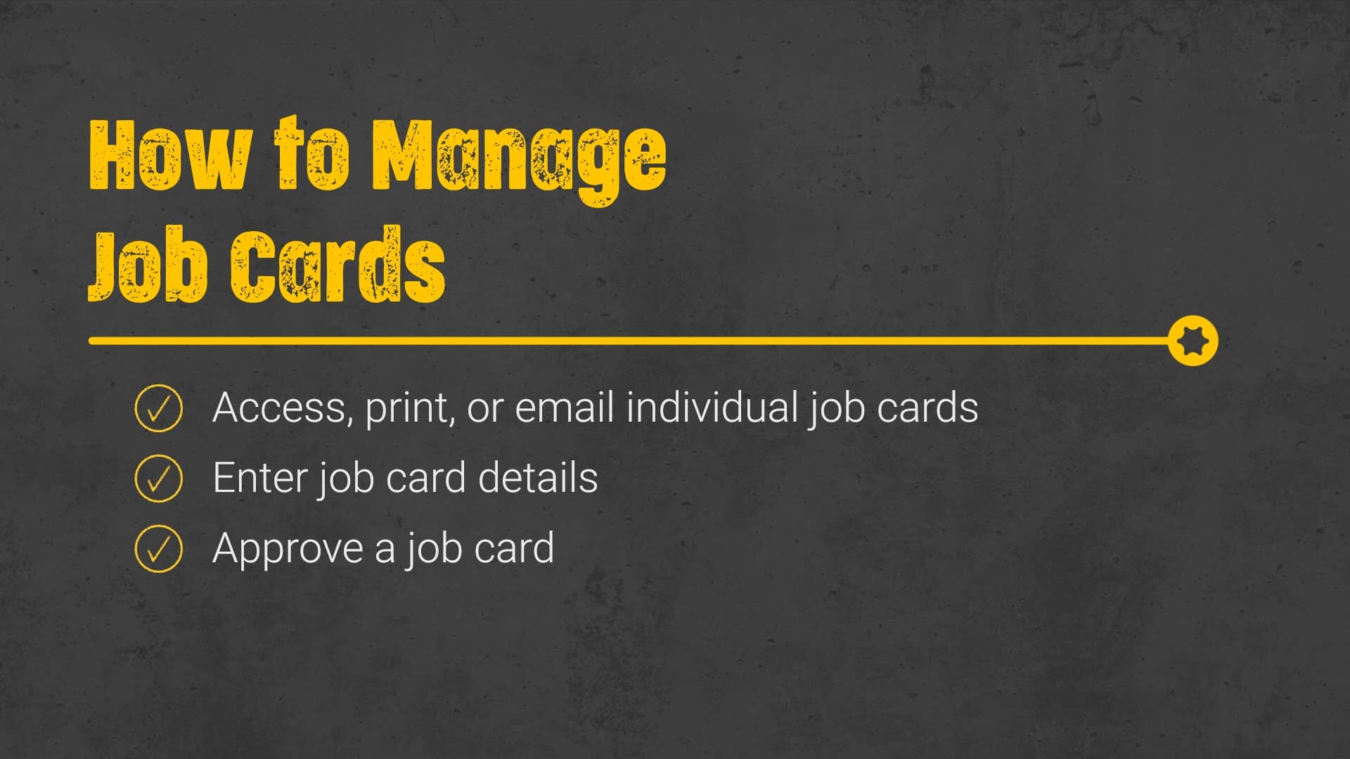 Simpro Premium - How to Manage Job Cards on Vimeo