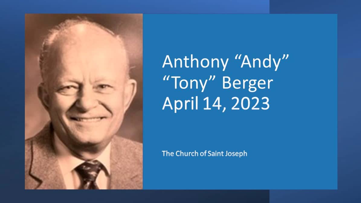 04-14-23 11AM Funeral Mass for Anthony Berger on Vimeo