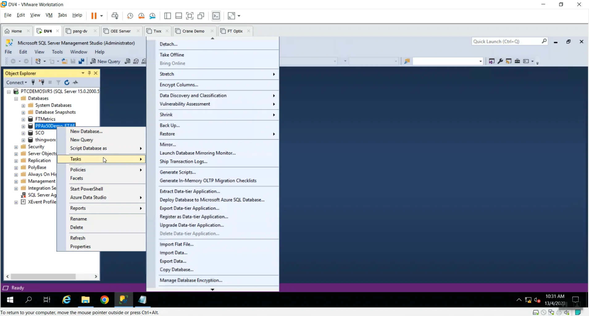 Export FTAE from SQL to Excel on Vimeo