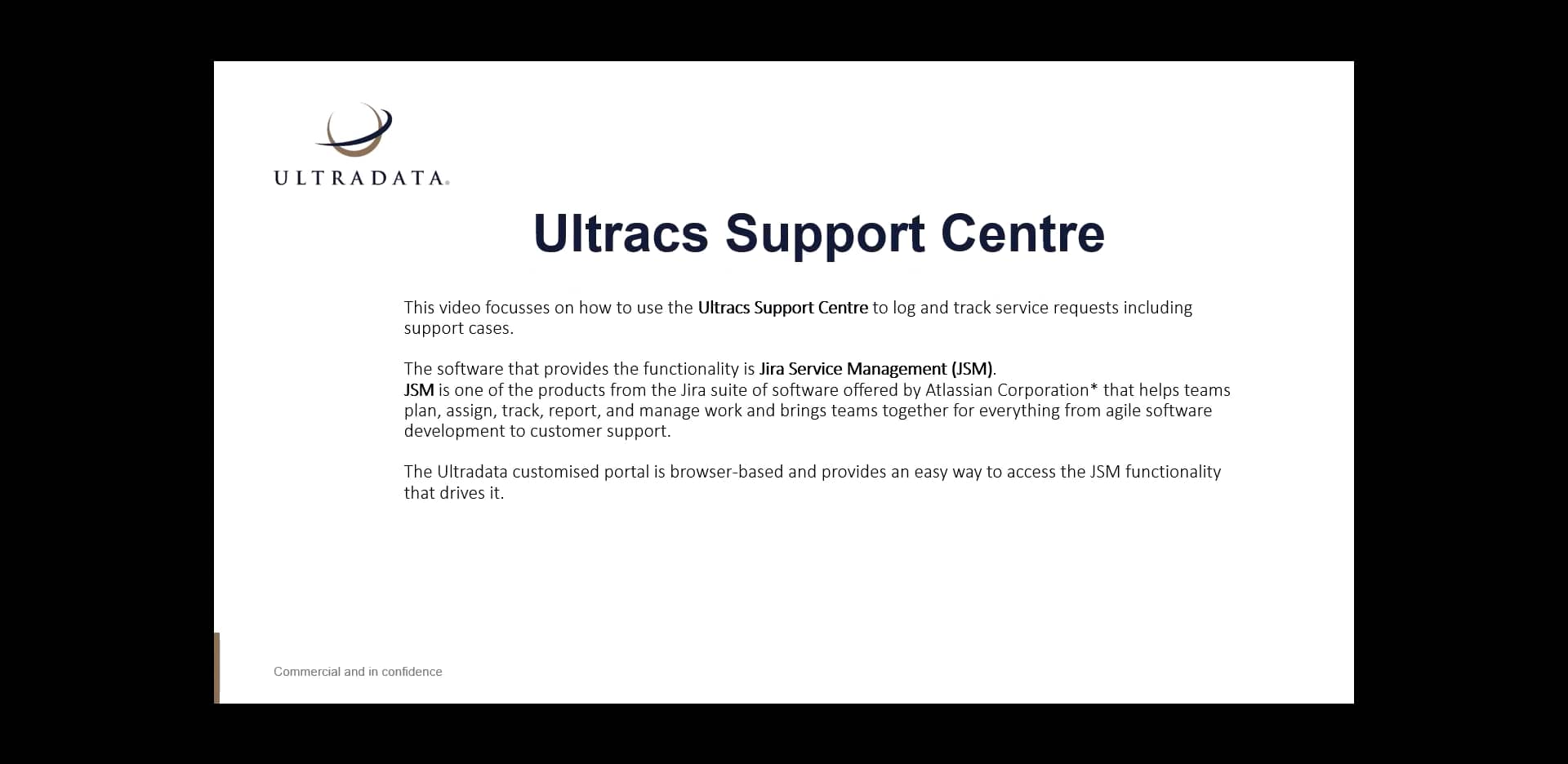 Ultracs Support Centre overview on Vimeo
