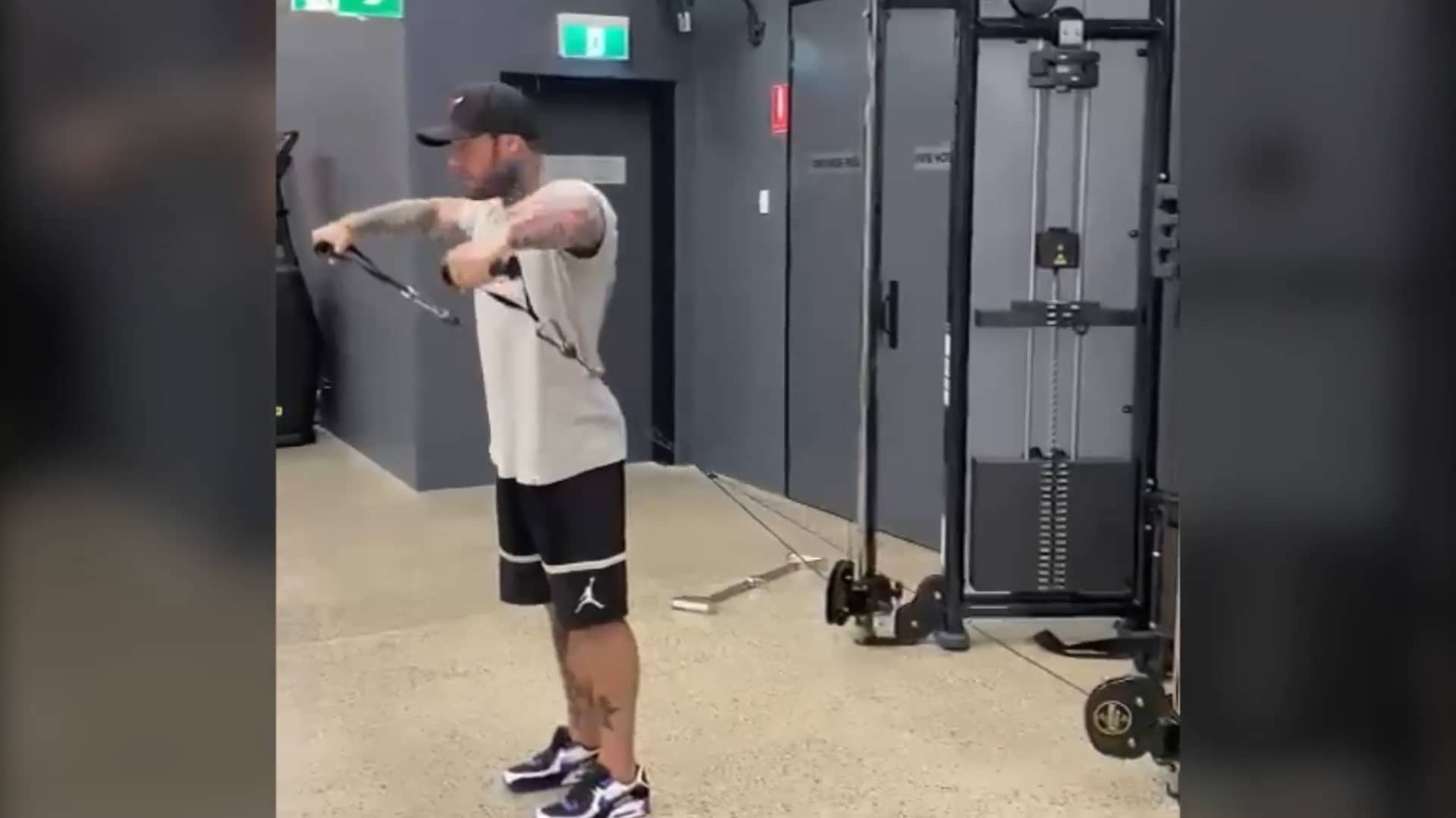 Cable Behind The Back Lateral Raises on Vimeo