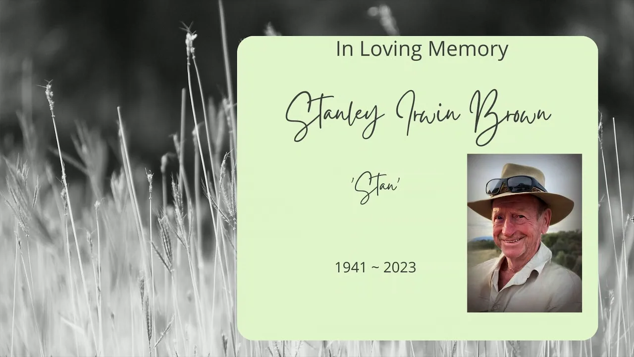 STANLEY IRWIN BROWN.mp4 on Vimeo
