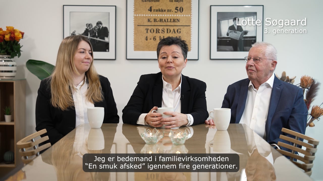 Om os - En smuk afsked