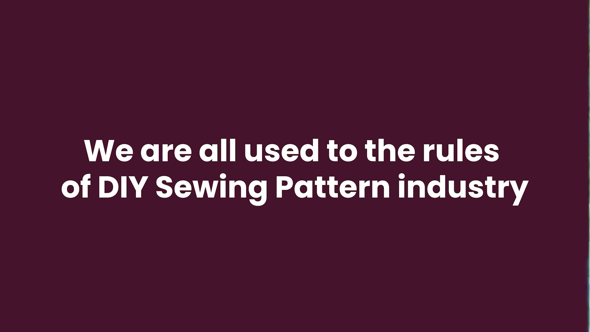 FAYMA | Sewing Patterns on Vimeo