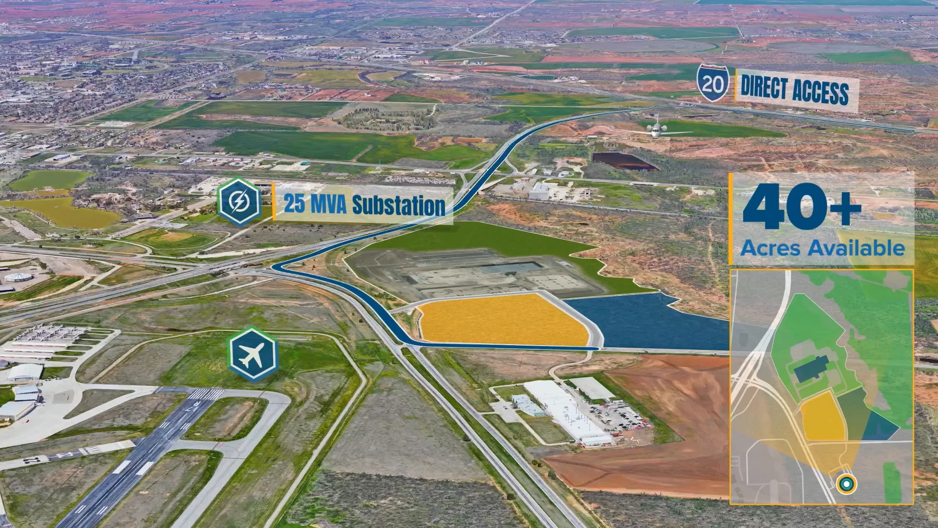 3D Animated Map Examples - Development Corporation of Abilene - 3D Map ...