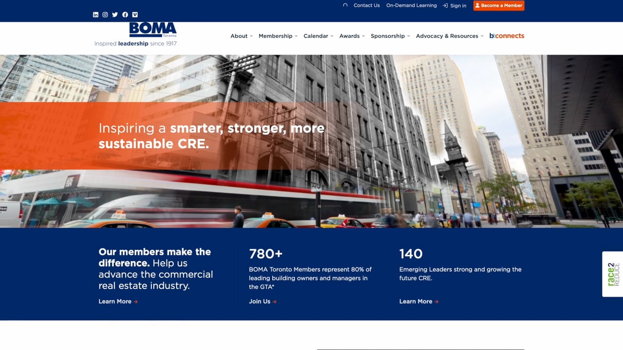 BOMA Toronto Website Demo on Vimeo