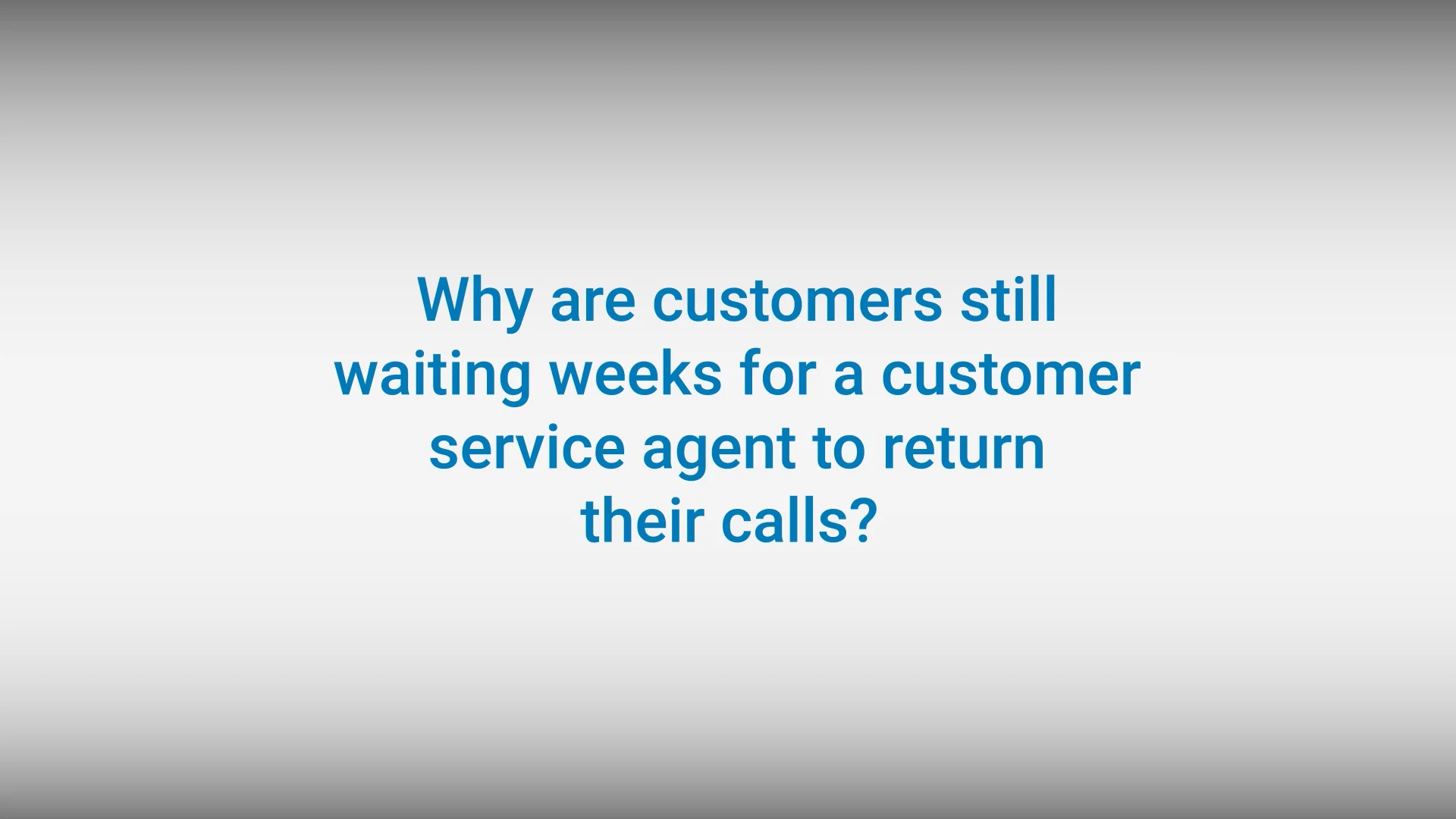 Bill questions: customer service response on Vimeo