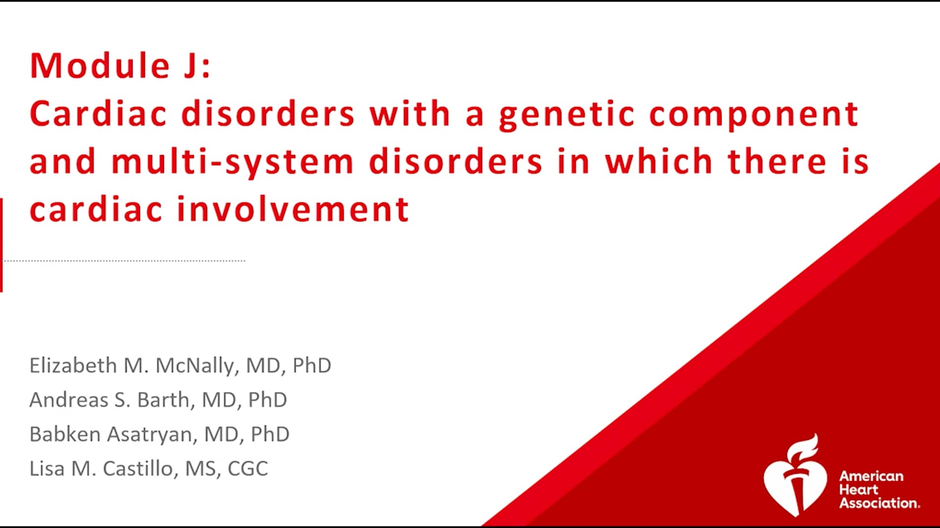 From Concepts to Practice A Guide to Cardiovascular Genomics - Cardiac ...
