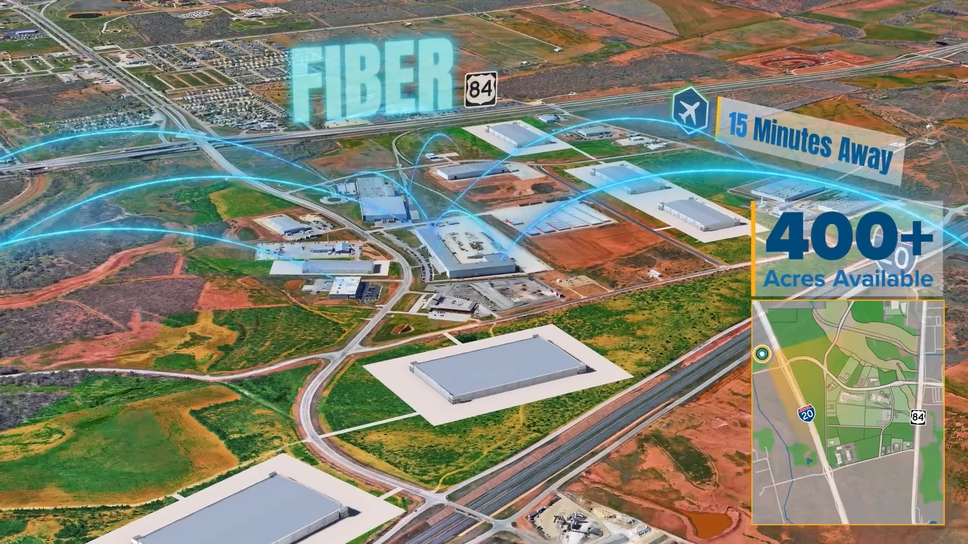 3D Animated Map Examples - Development Corporation of Abilene - 3D Map ...