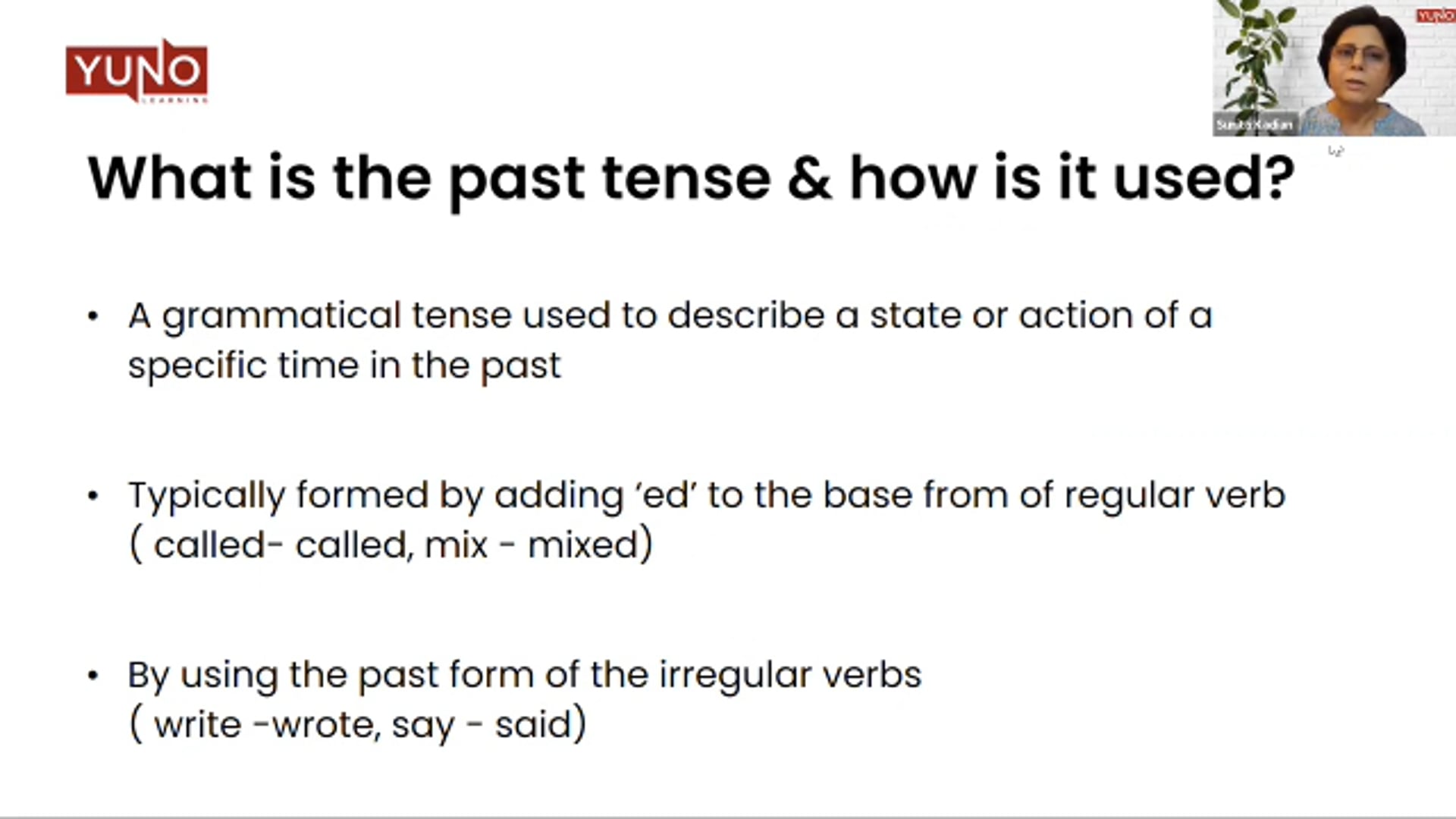 Past Tense: Types, Usage & Examples - Yuno Learning Past Tense: Types, Usage & Examples - Yuno Learning