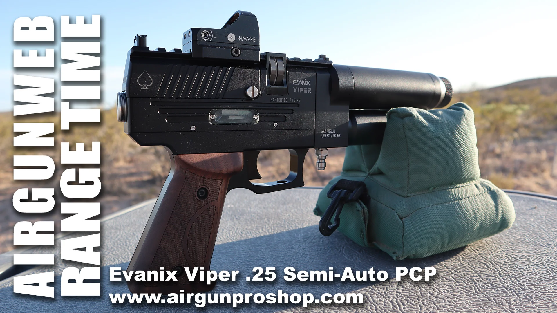 Modern Airgunner - Evanix Viper .25 Cal Semi-Automatic PCP Pistol - Out ...