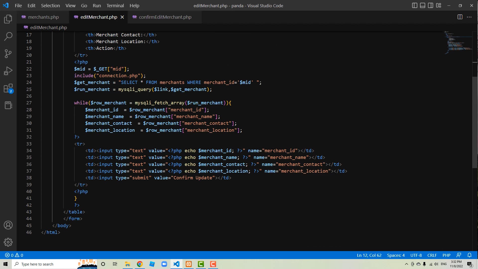 51.1 Edit Merchant Function- Answer on Vimeo