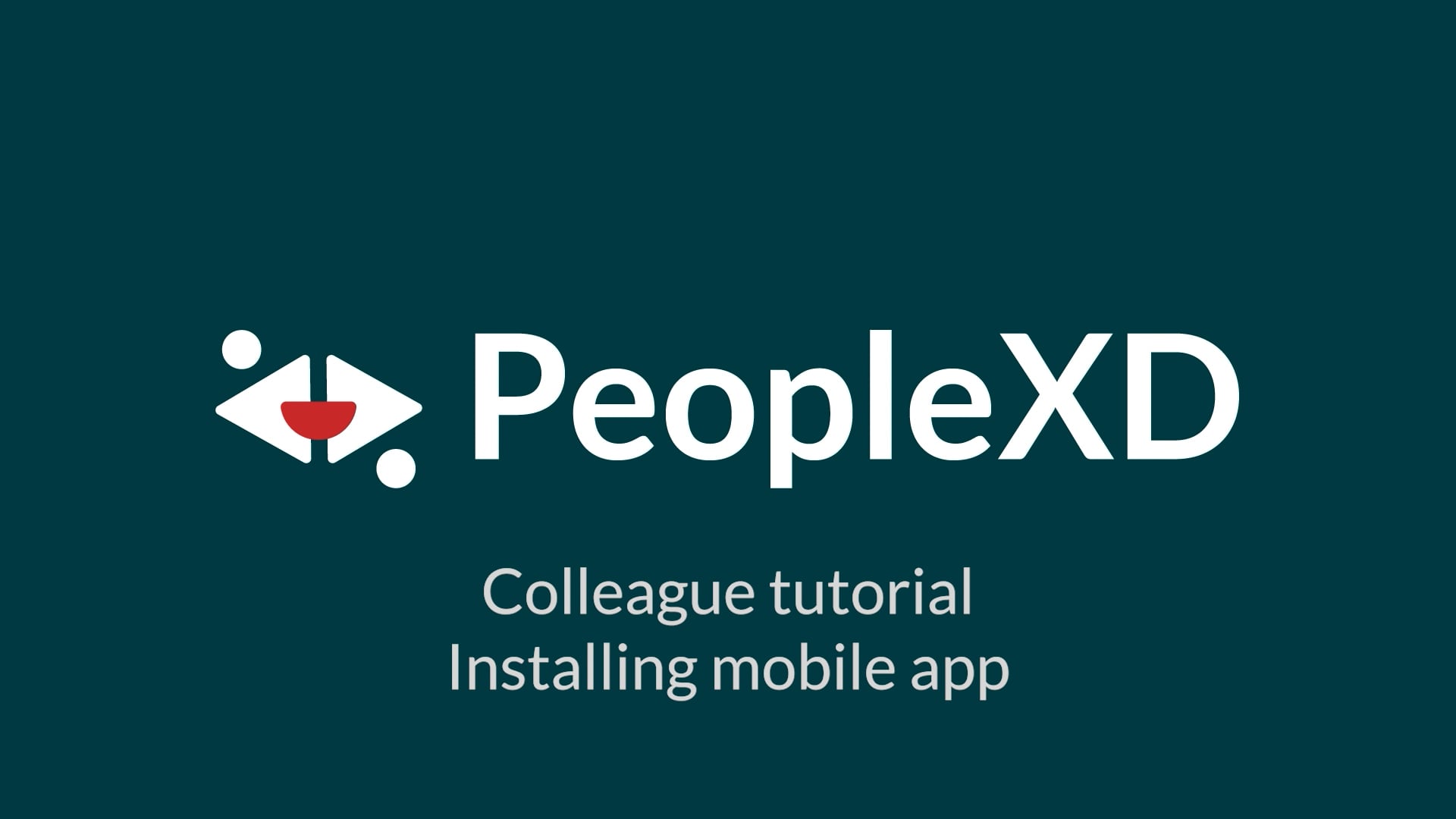 003-PXD-Colleague-How to install PeopleXD App