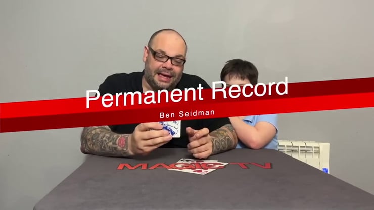 Permanent Record (Gimmicks and Online Instructions) by Ben Seidman - Trick (3) on Vimeo