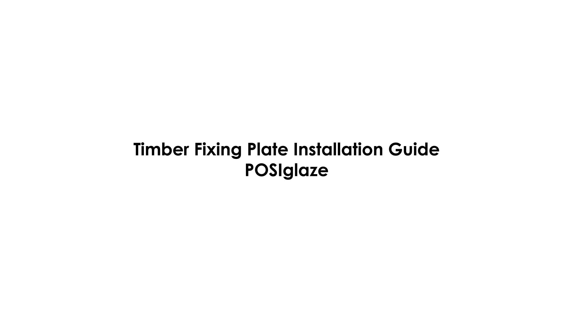 Timber Fixing Plate Installation Guide.mp4 on Vimeo