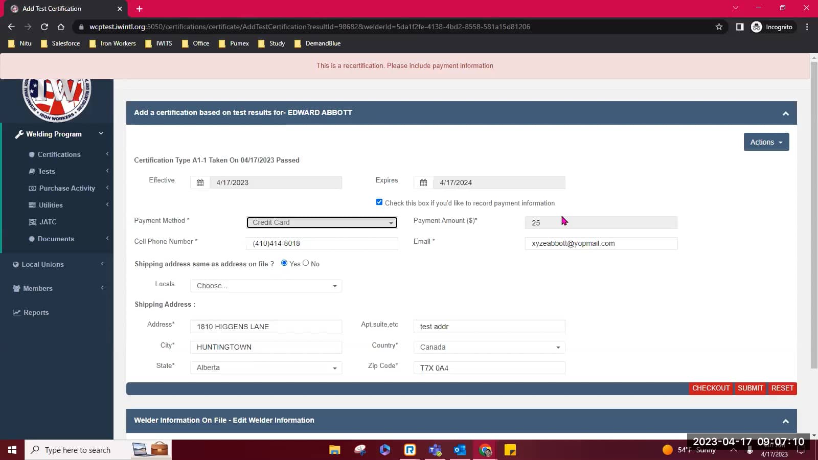 Xpress Payment with Credit Card on Vimeo