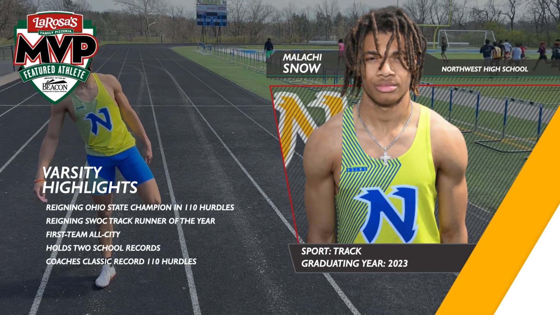 Malachi Snow - LaRosa's MVP Athlete of the Week on Vimeo
