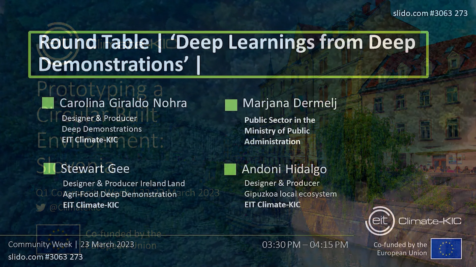 Deep Learnings from Deep Demonstrations | Community Week | 23 March ...