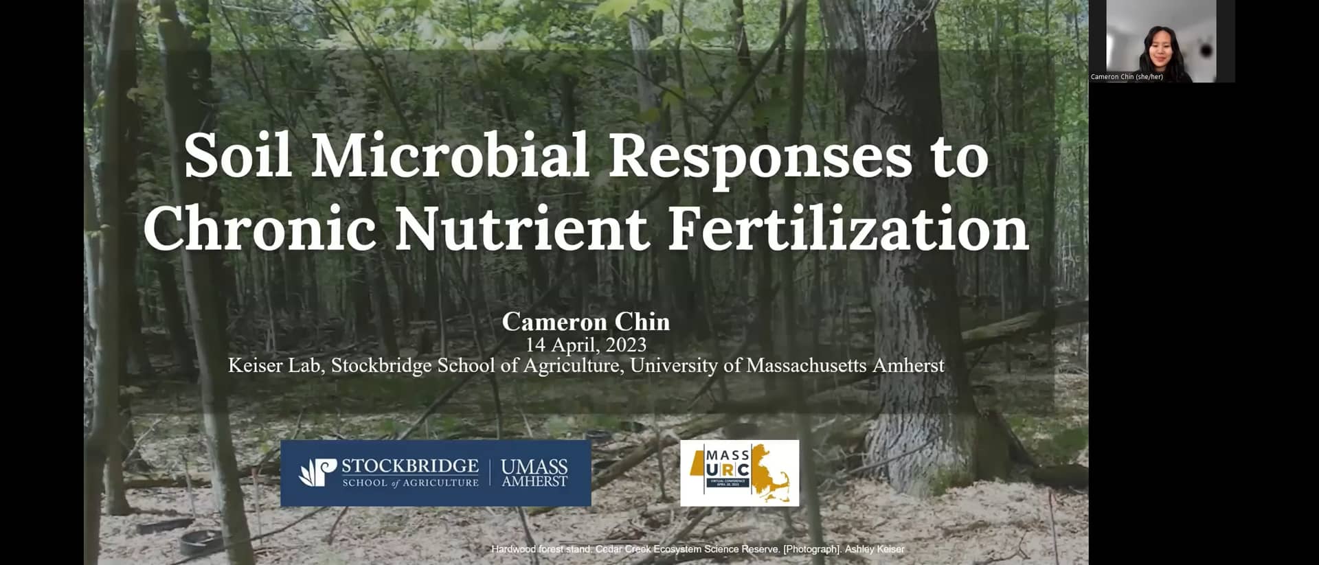 MassURC 2023 - Soil Microbial Responses to Chronic Nutrient ...