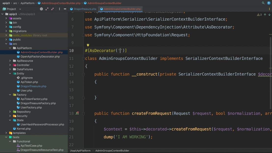 Dynamic Groups: Context Builder > API Platform 3 Part 2: Security for ...