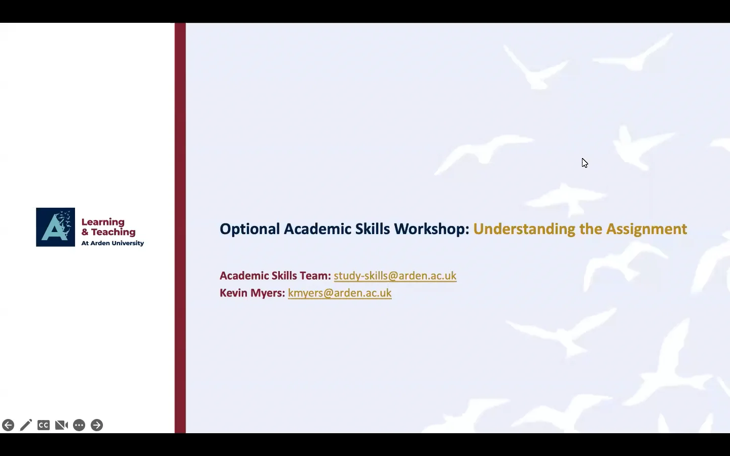 Understanding the Assignment on Vimeo