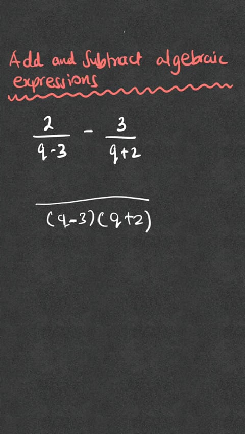 Simplifying Algebraic Expressions_ subtraction on Vimeo