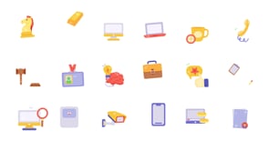 Animated Admin Icon Set