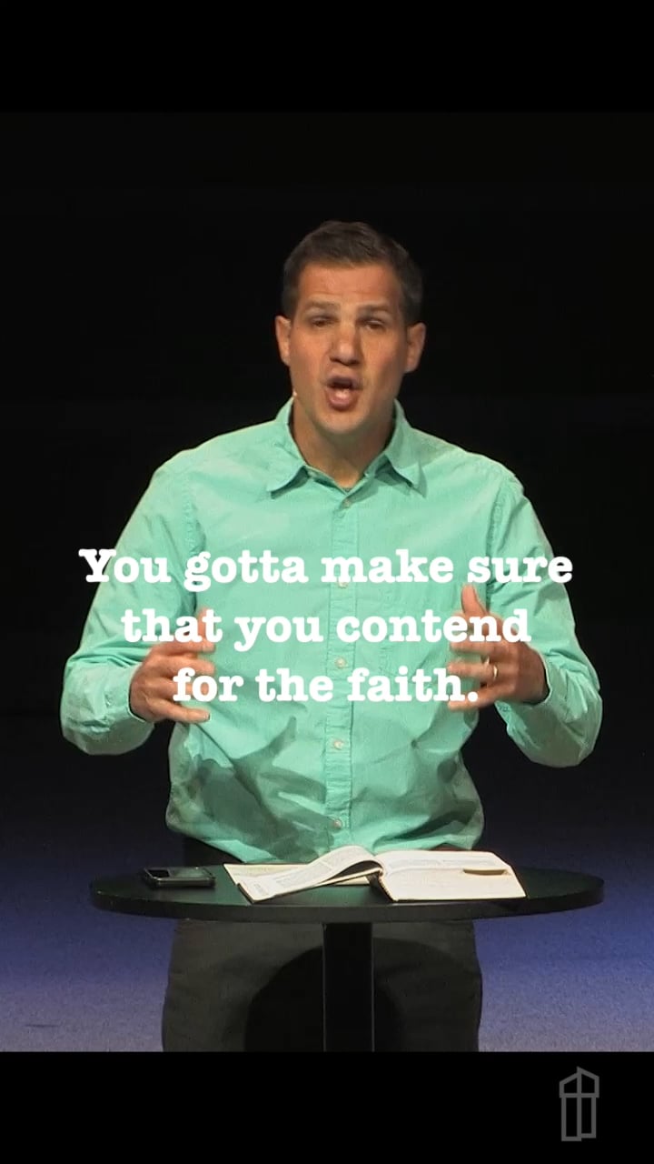 Contend for the Faith | Jay Haugh on Vimeo