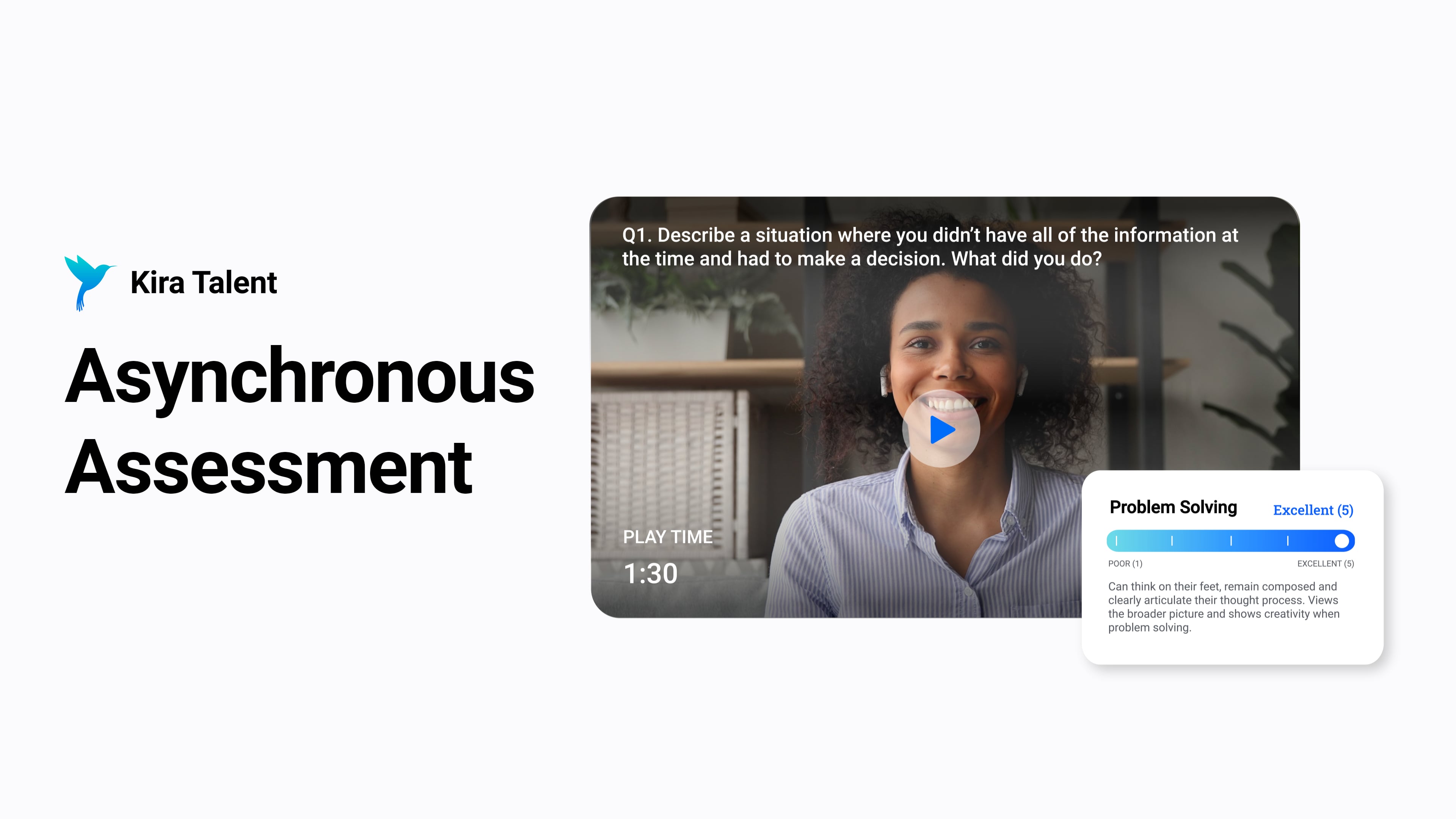 Kira Talent - Asynchronous Assessment on Vimeo